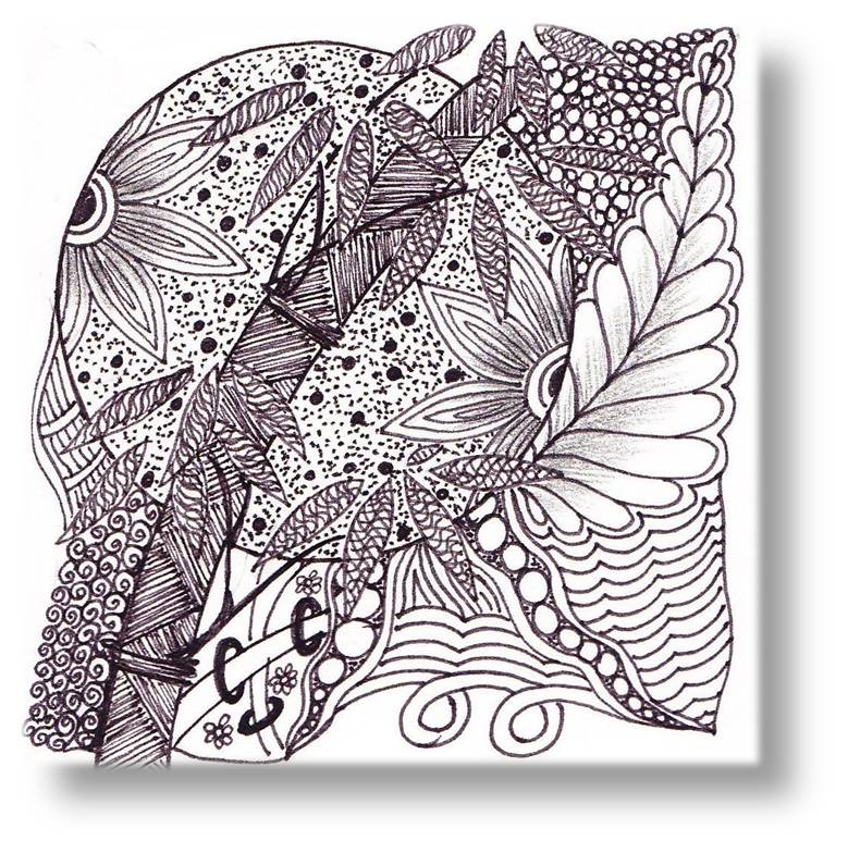 Journey Through Zentangle Art: Zentangle Tiles