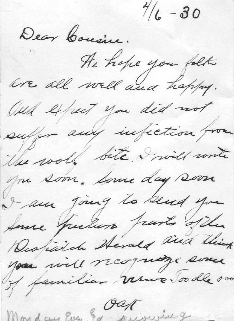 Potter Family History: March 2016