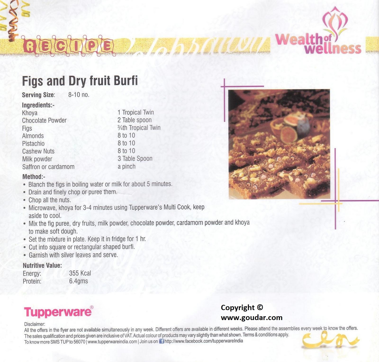 Tupperware: Tupperware Flyer for the month of October, 2011
