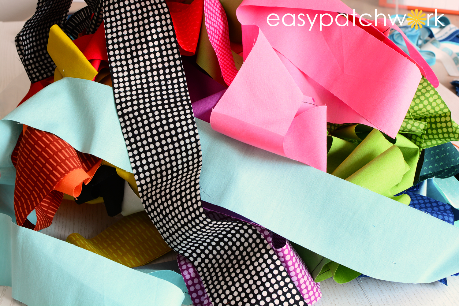 easypatchwork with Karen Ackva: 10 tips for a perfect jelly roll rug