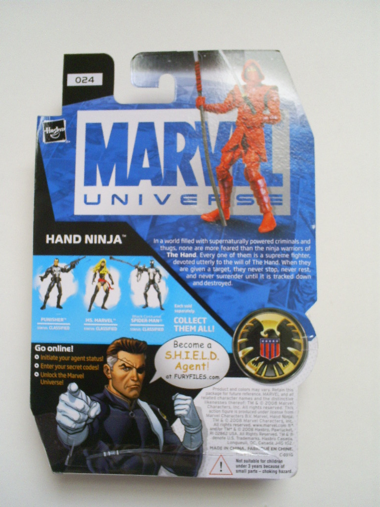 That Figures: REVIEW: Marvel Universe's Hand Ninja