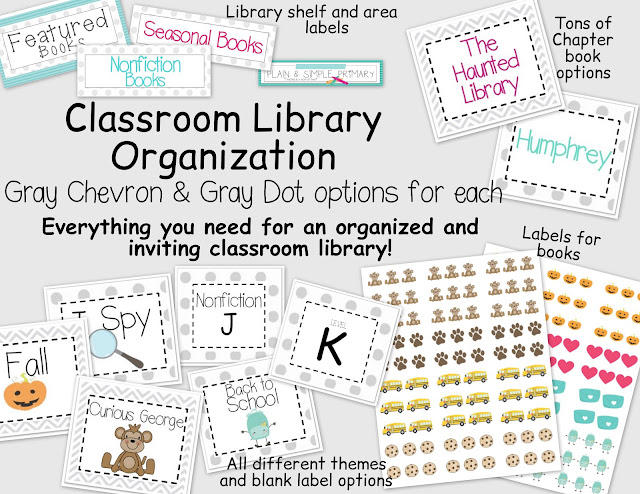 Plain and Simple Primary: Classroom Library!