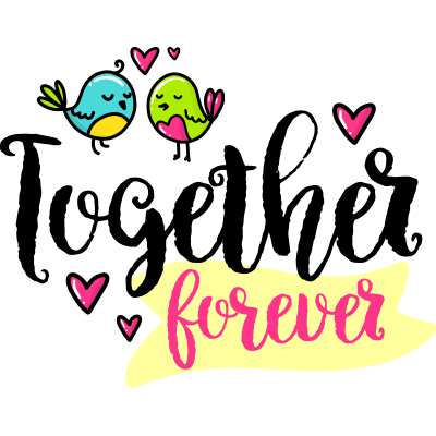 Together Forever Birdies | Symbols & Emoticons