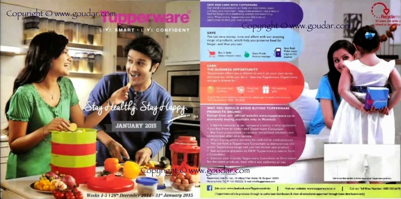 TUPPERWAREINDIA MUMBAI : Tupperware India Flyer January 2015