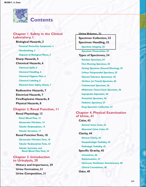Urinalysis and Body Fluids book