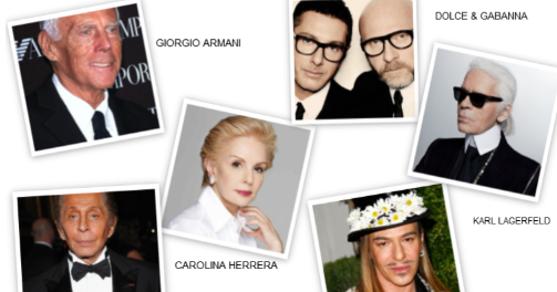A LA ÚLTIMA: LOS 6 DISEÑADORES MÁS FAMOSOS DEL MUNDO
