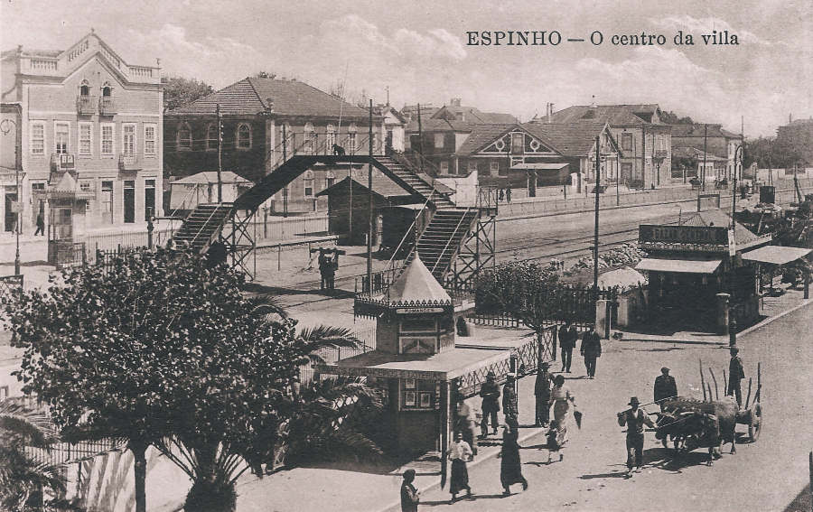 MONUMENTOS DESAPARECIDOS: Estação de Espinho e a "Passerelle".