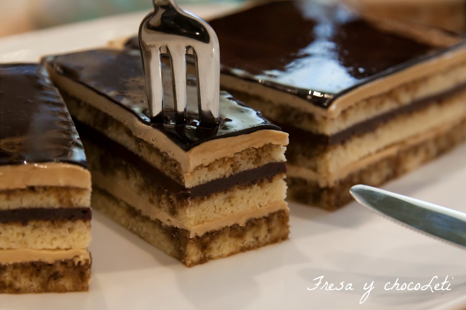 Fresa y chocoLeti: Tarta Ópera
