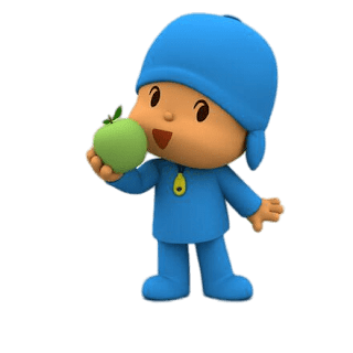 Cartoon Characters: Pocoyo (PNG)