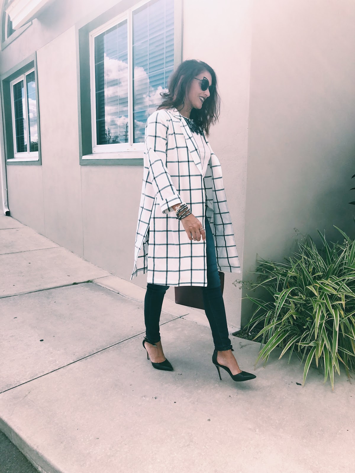 Positively Posh in Plaid: Two Ways to Style Windowpane Plaid | Granola ...