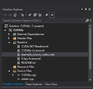 Use CUDA for C# language