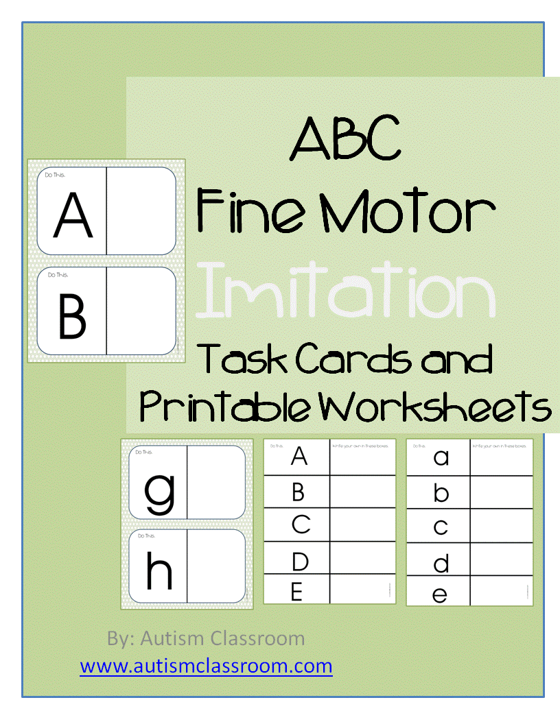 Autism Classroom: We Mastered Tracing and Imitating Lines...Now What?