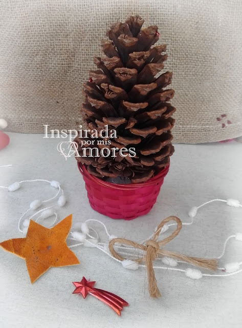 Inspirada por mis amores: DECORACIÓN ARTESANAL CON MINI ARBOLITOS