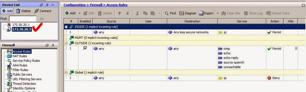 HOME: Configuring Cisco ASA Active/Standby failover using ASDM