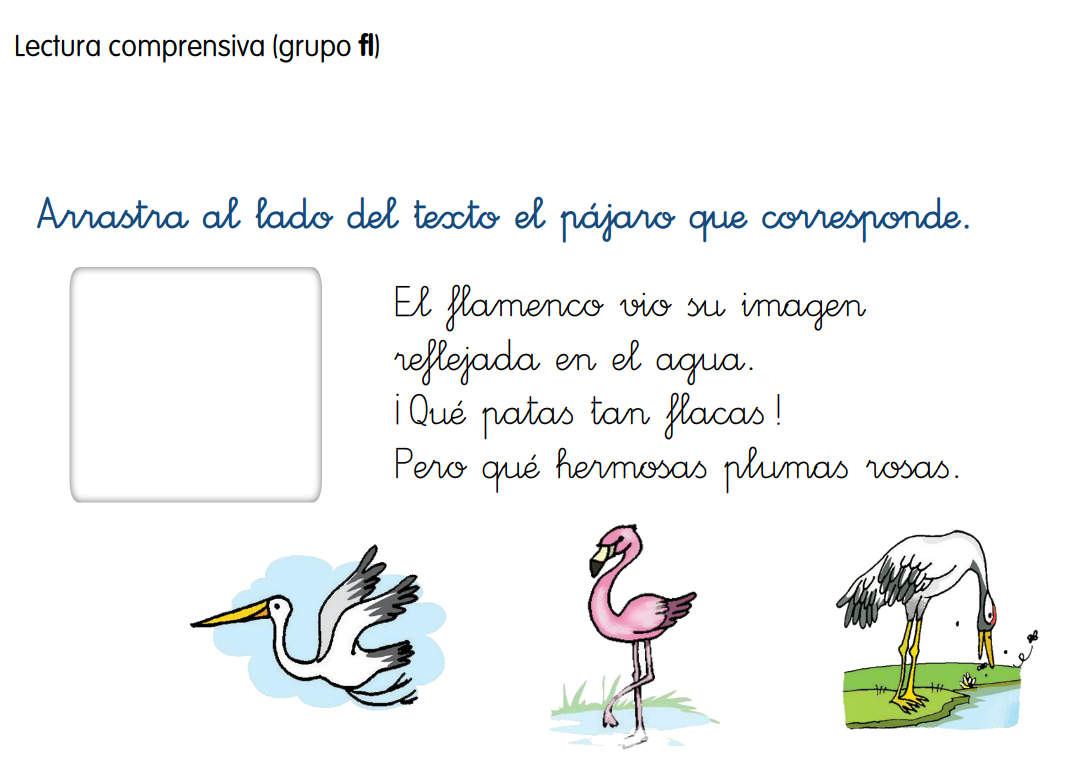 Primero de mi cole: Palabras con fl