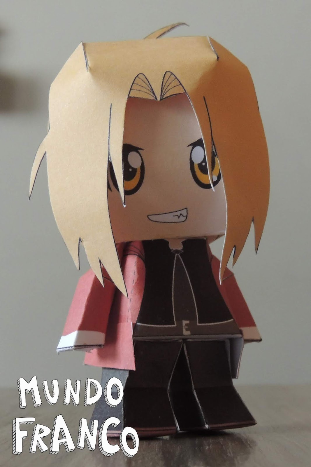 CHIPER Edward Elric (FMA) ~ Mundo Franco - Papercraft