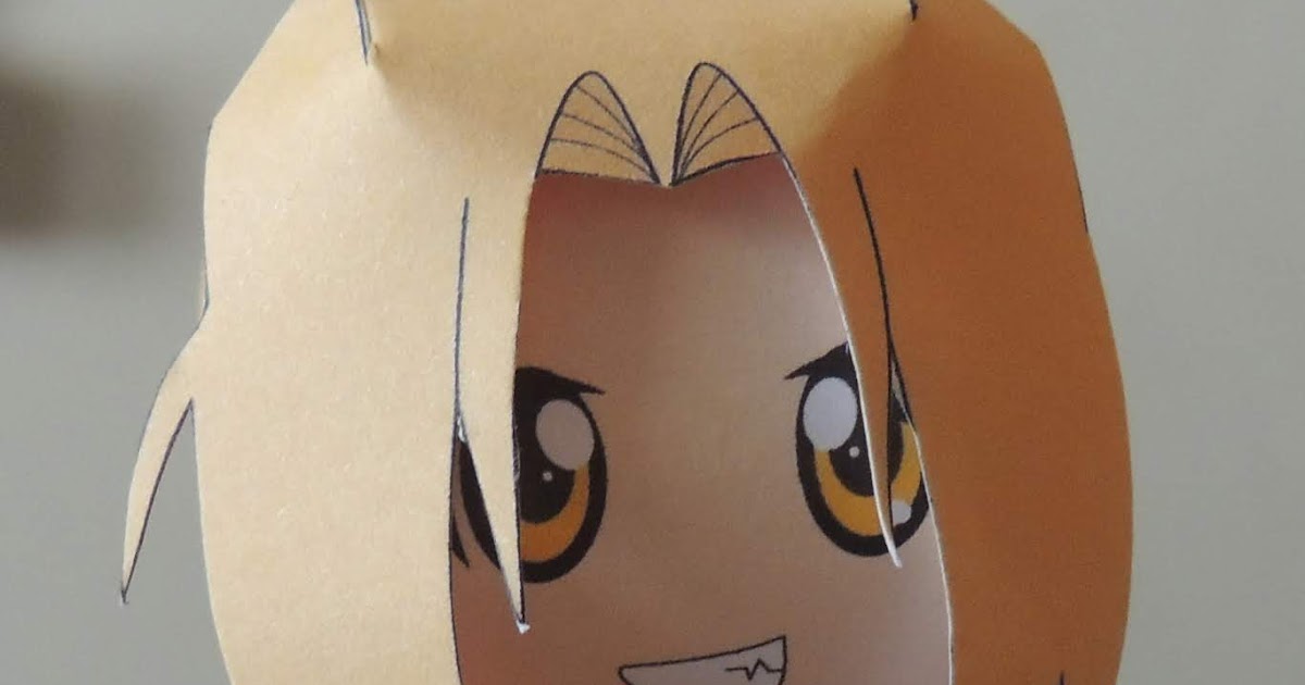 CHIPER Edward Elric (FMA) ~ Mundo Franco - Papercraft