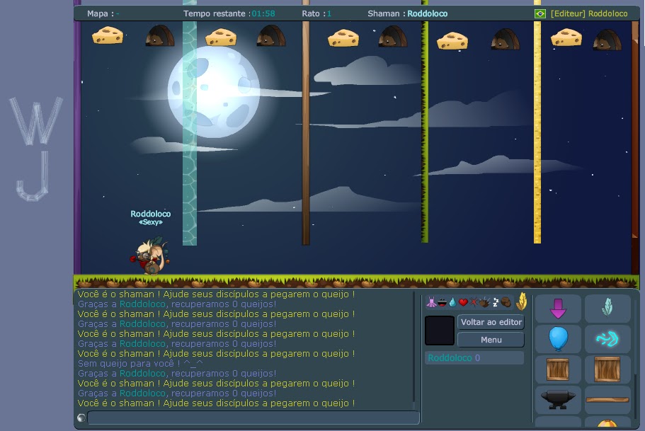 Mapas para Transformice: WJ