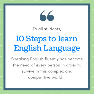 Spoken English: Seek Academy: 10 steps to Learn English Language