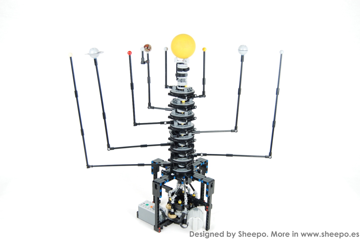 Sheepo's Garage: Solar system Orrery with 8 planets