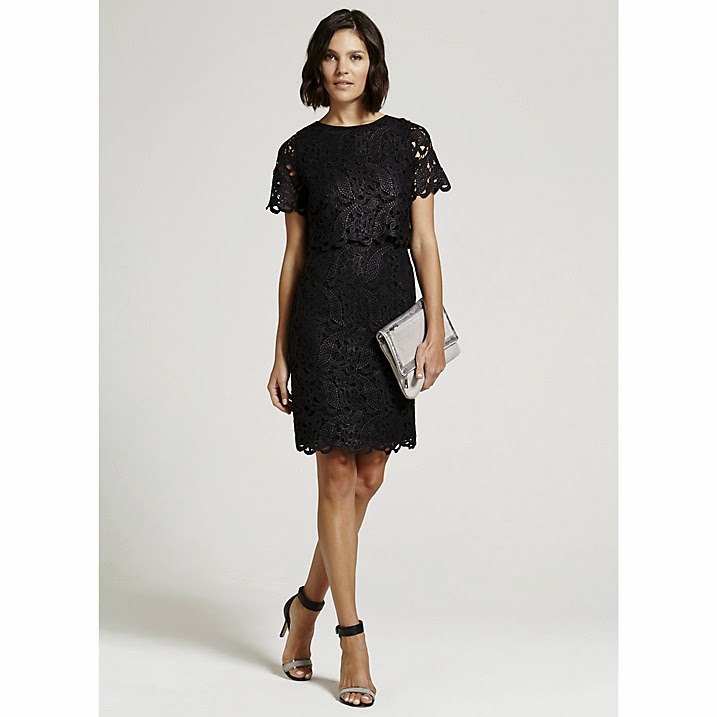 Fashion For Linda: Double Layer Lace Dress - Mint Velvet