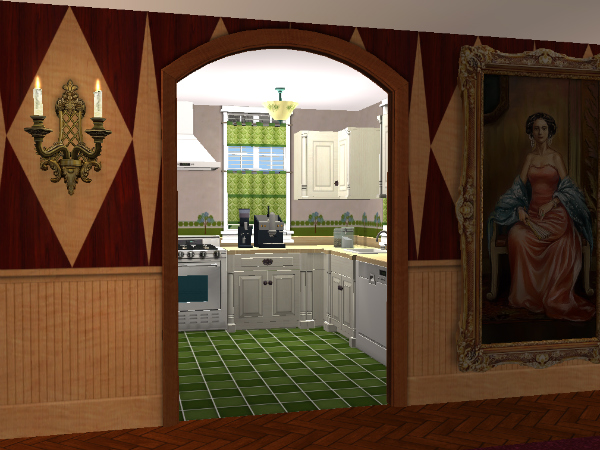 Twoflower's Sims 2 Lots: 165 Sim Lane makeover - The Goth Mansion