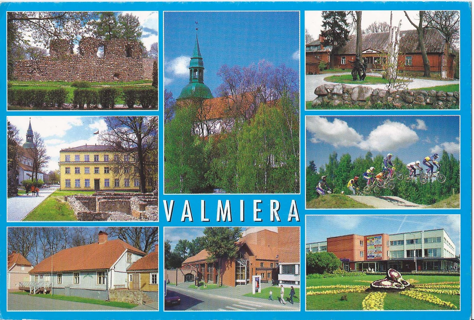 A Journey of Postcards: A postcard from Valmiera, Latvia