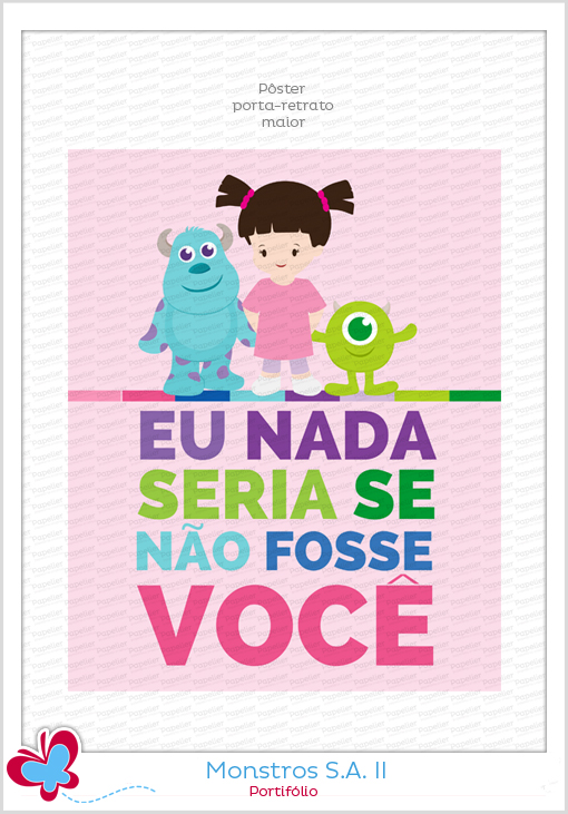 Papelier - papelaria criativa: Releitura de Monstros S.A. - 3 aninhos ...