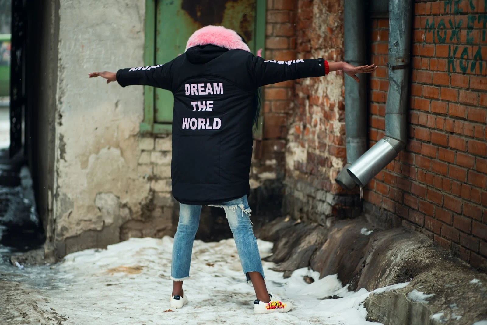 PUFFER JACKET : DREAM THE WORLD | Melody Jacob