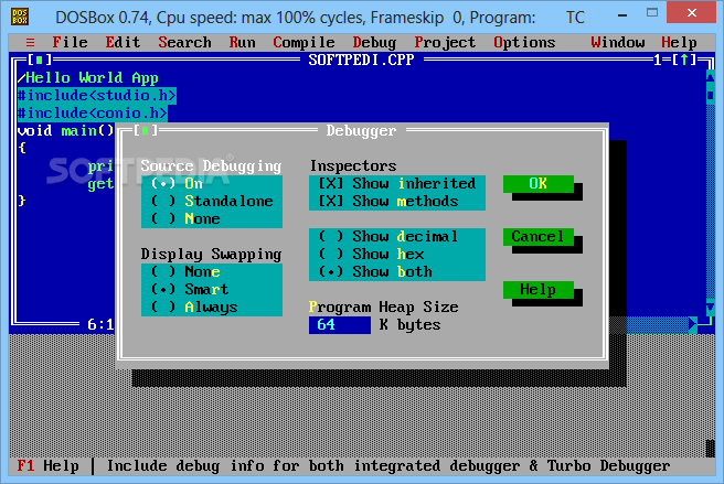 Turbo c++ helping material