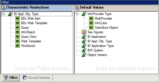 Martin Maruskin blog (something about SAP): BEx Query Designer, query filter: Characteristics ...