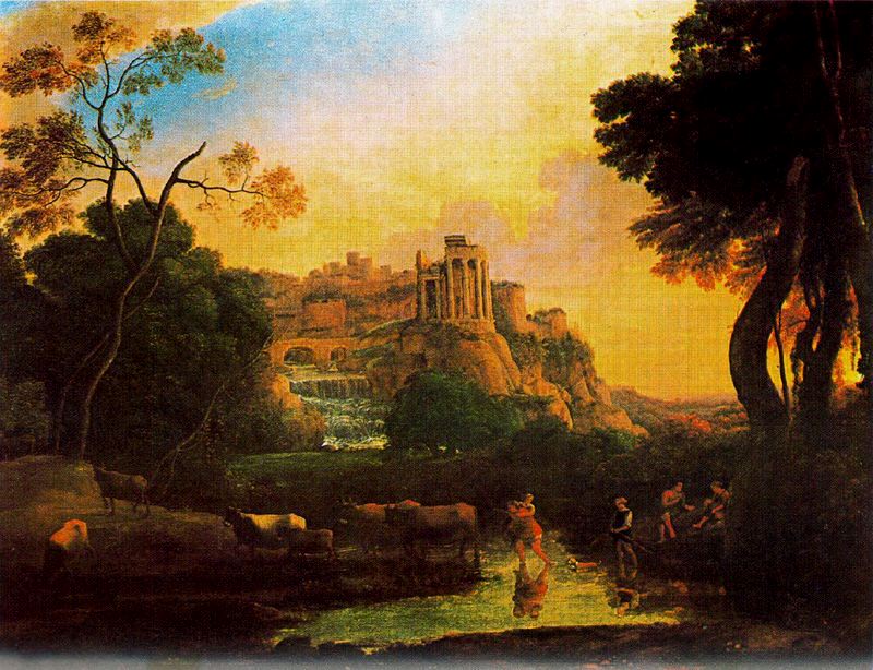 Claude Lorrain (Claudio de Lorena), obras, pinturas, cuadros