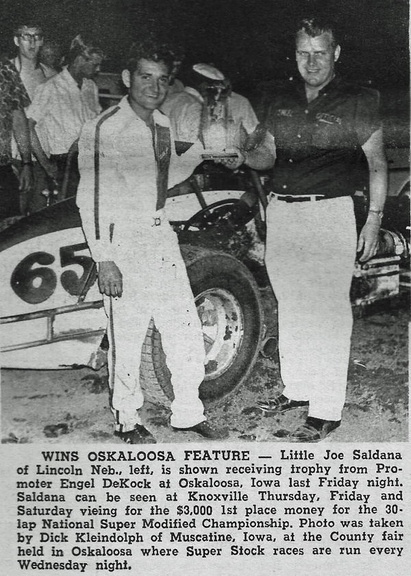 Midwest Racing Archives: 1968 - Little Joe Pockets Southern Iowa Fair