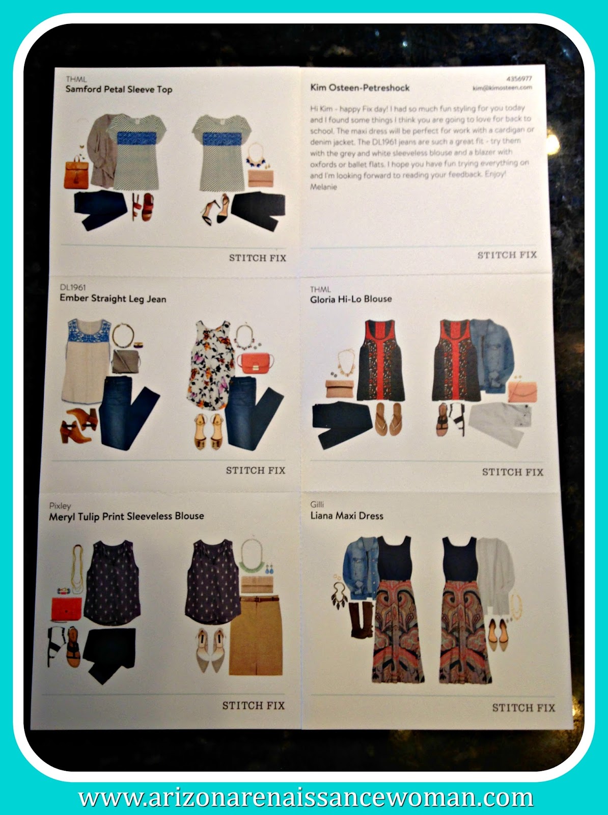 Arizona Renaissance Woman: Stitch Fix #9 Review - August 2015