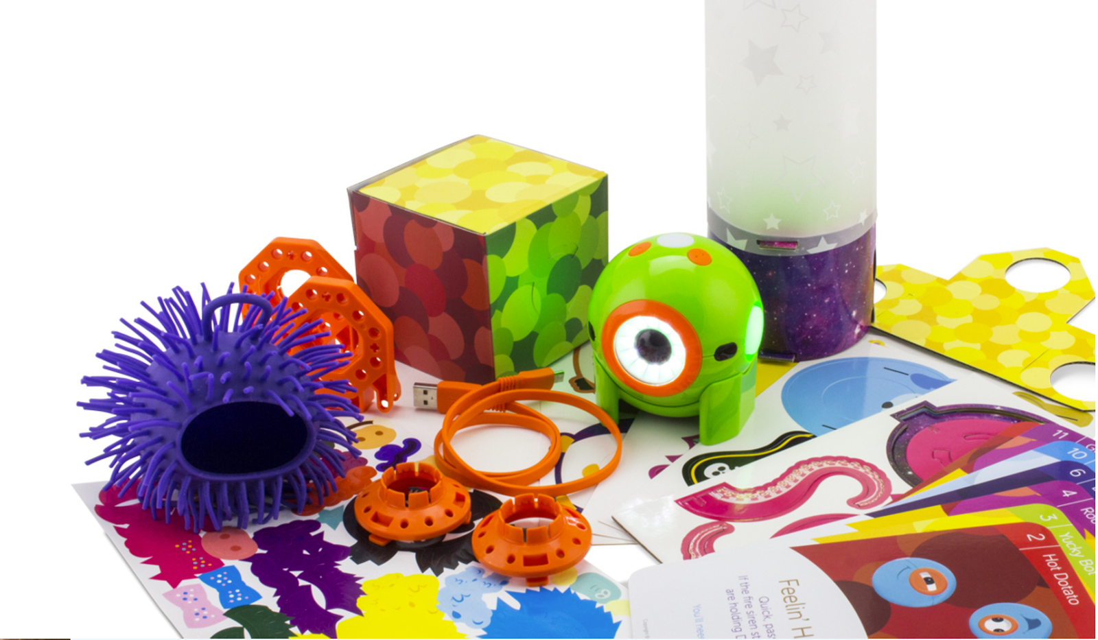 Wonder Workshop Add CleverBots Cue and Dot Creativity Kit | Tech Age ...