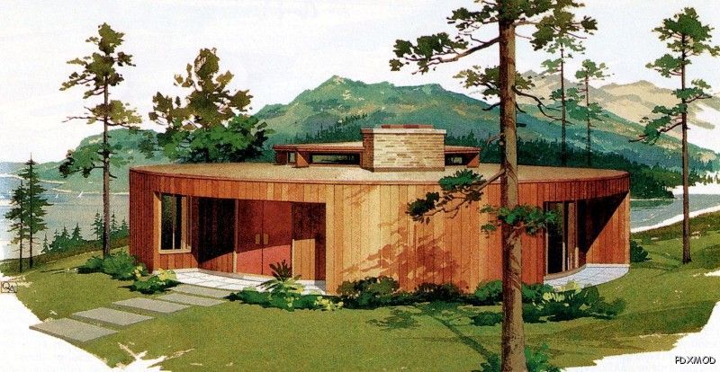 Drafting a Design: Featured House Plan - The Cylindrical House