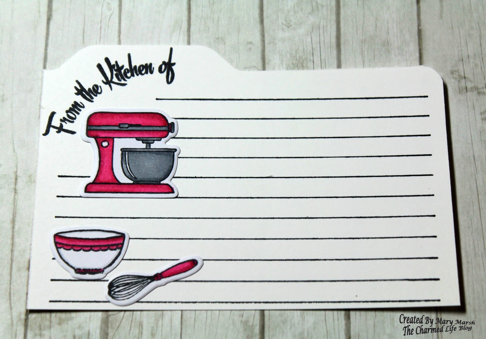 CottageCutz: Baking In the Kitchen Recipe Cards + Tutorial