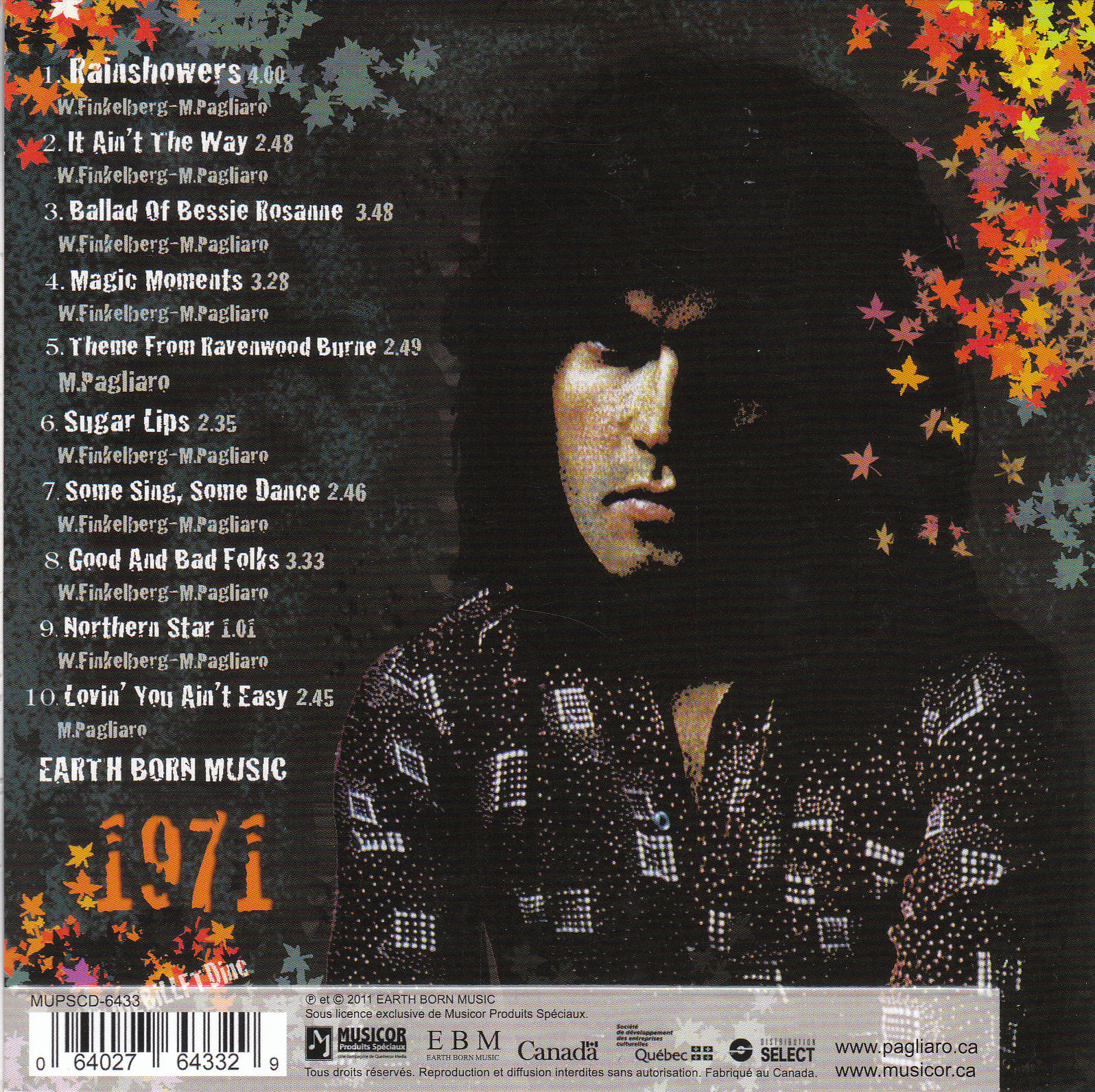 Pop On The Run: Canadian Pop Rock: Michel Pagliaro - Rainshowers 1971 ...