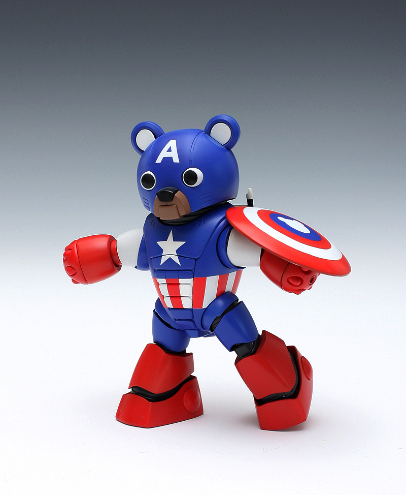 welovetoys: Bearvengers Series no.2 CAPTAIN-BEAR by FIGUREIN