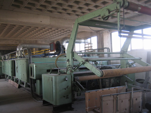 Used textile machinery dealers: stenter ARTOS, 3 chambers, natural gas ...