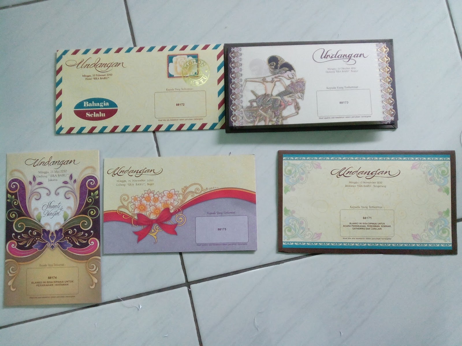 Undangan Soft Cover ~ Cetak Sablon Murah