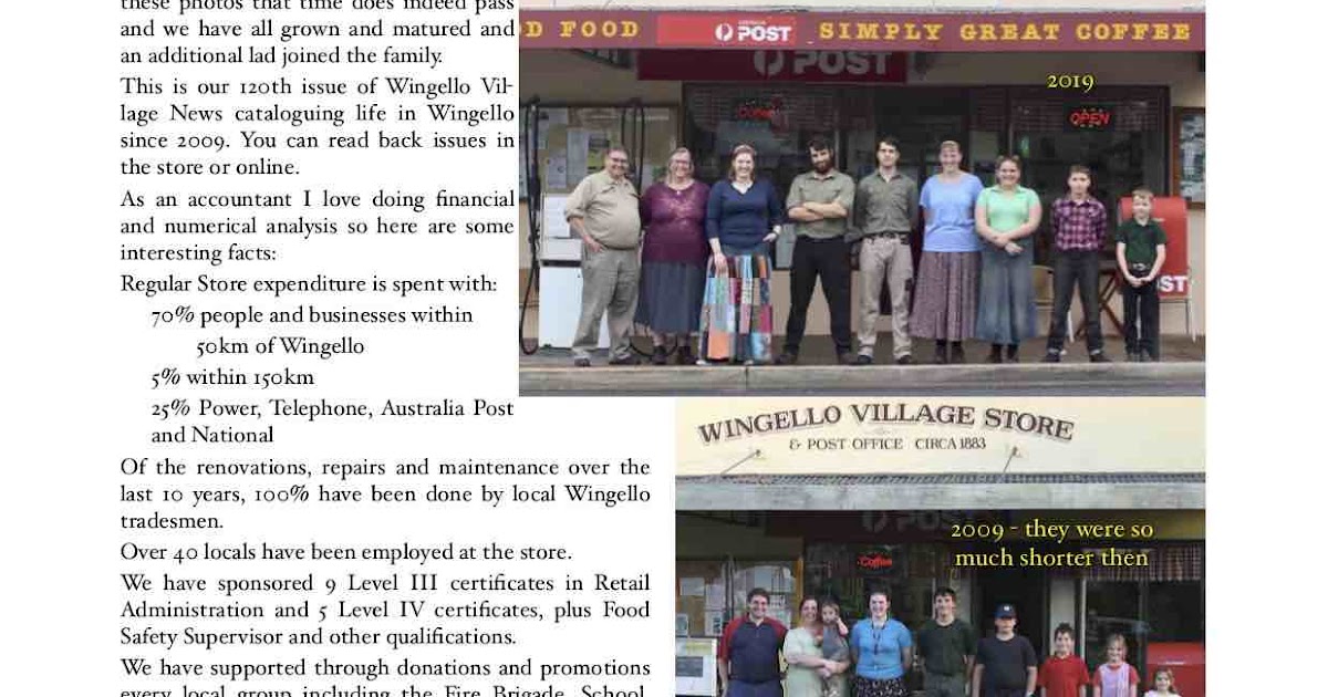 Wingello Village News: Wingello Village News - February 2019