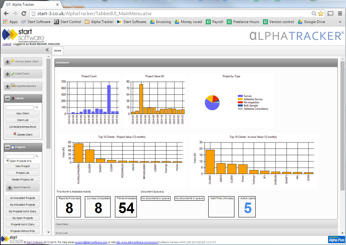 Alpha Tracker February/March 2015 update now available