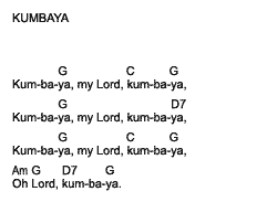 The View From Here: Kum-by-ya my Lord, kum-by-ya.