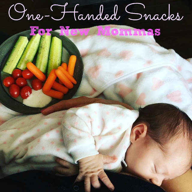 One-Handed Snacks for New Mommas | KC Lawrence