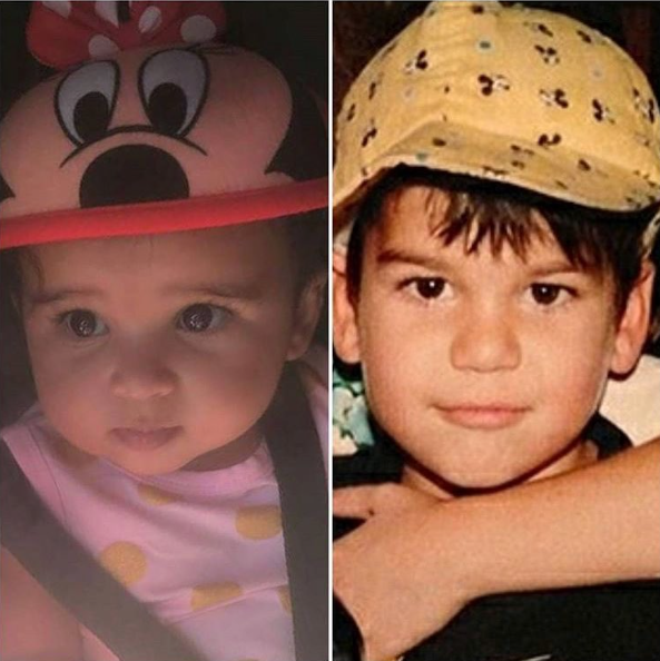 Rob Kardashian shares side by side photos of himself and daughter ...