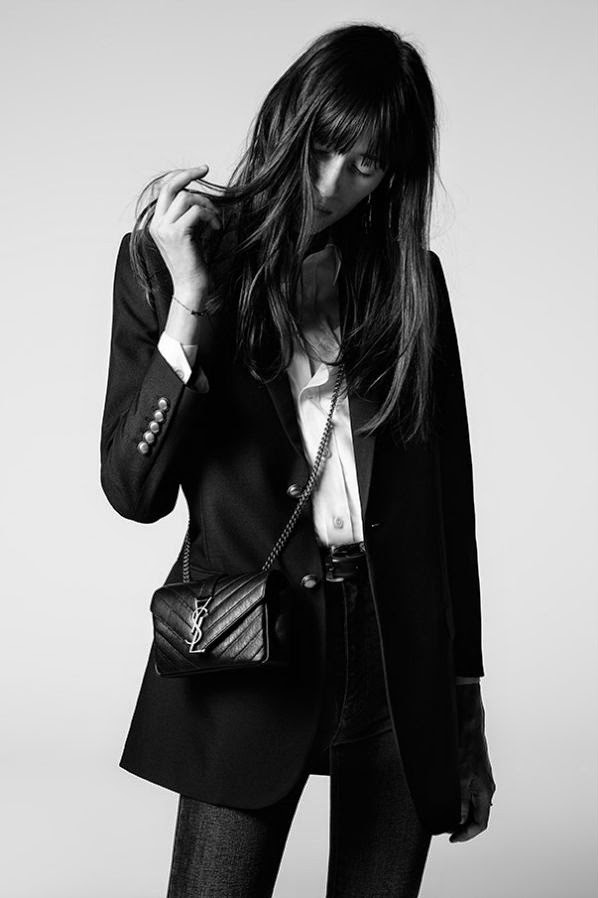 Saint Laurent Paris Pre-Fall 2015 Campaign featuring Helena Severin
