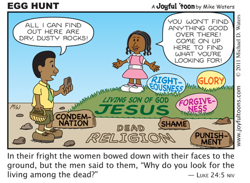 Bible Devotons: Two Christian Cartoons that has a message in each.