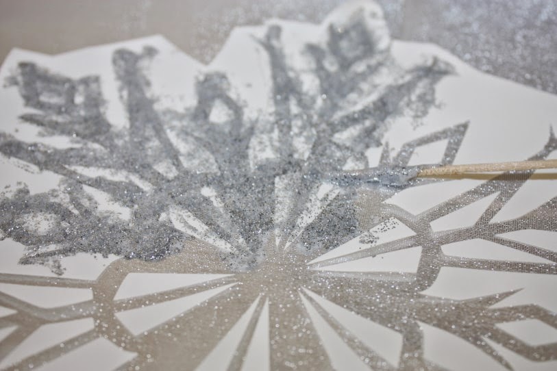 Elsa Ice Stencil Tutorial