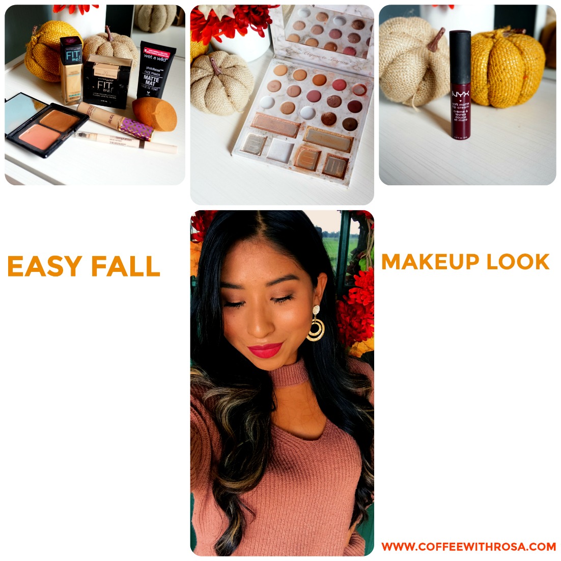 CoffeeWithRosa: EASY FALL MAKEUP LOOK